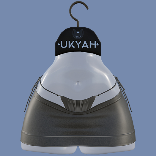 Second Life Marketplace - ~UKYAH~ Saori Skirt (15 - Black)